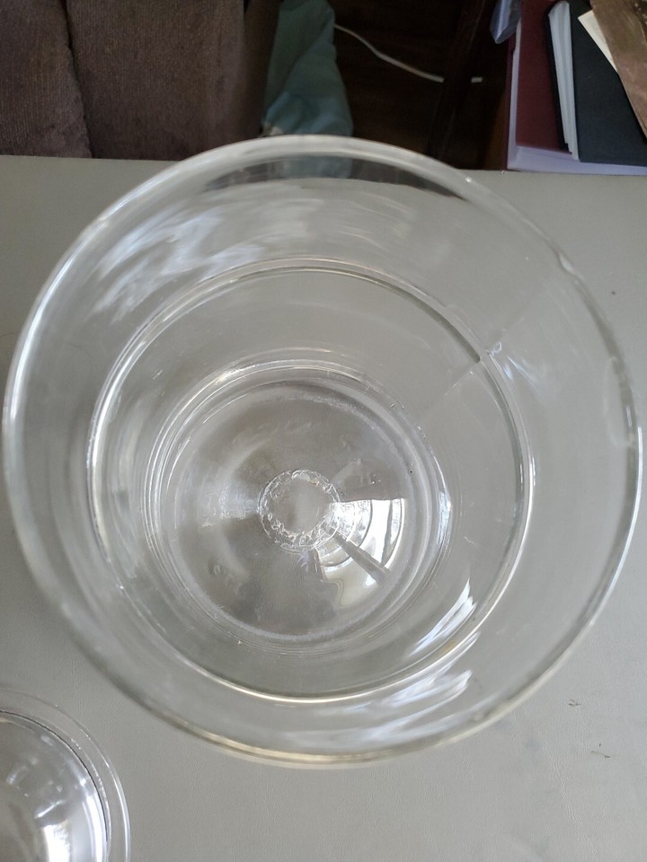 Antique Clear Glass Candy Jar 12 inches With Glass Lid Pat Oct 14 1866 ...