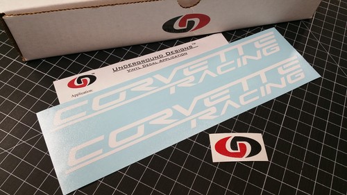 Corvette Racing Decals (2pk) C5 C6 C7 C8 Fender Stickers Stingray Z06 ...