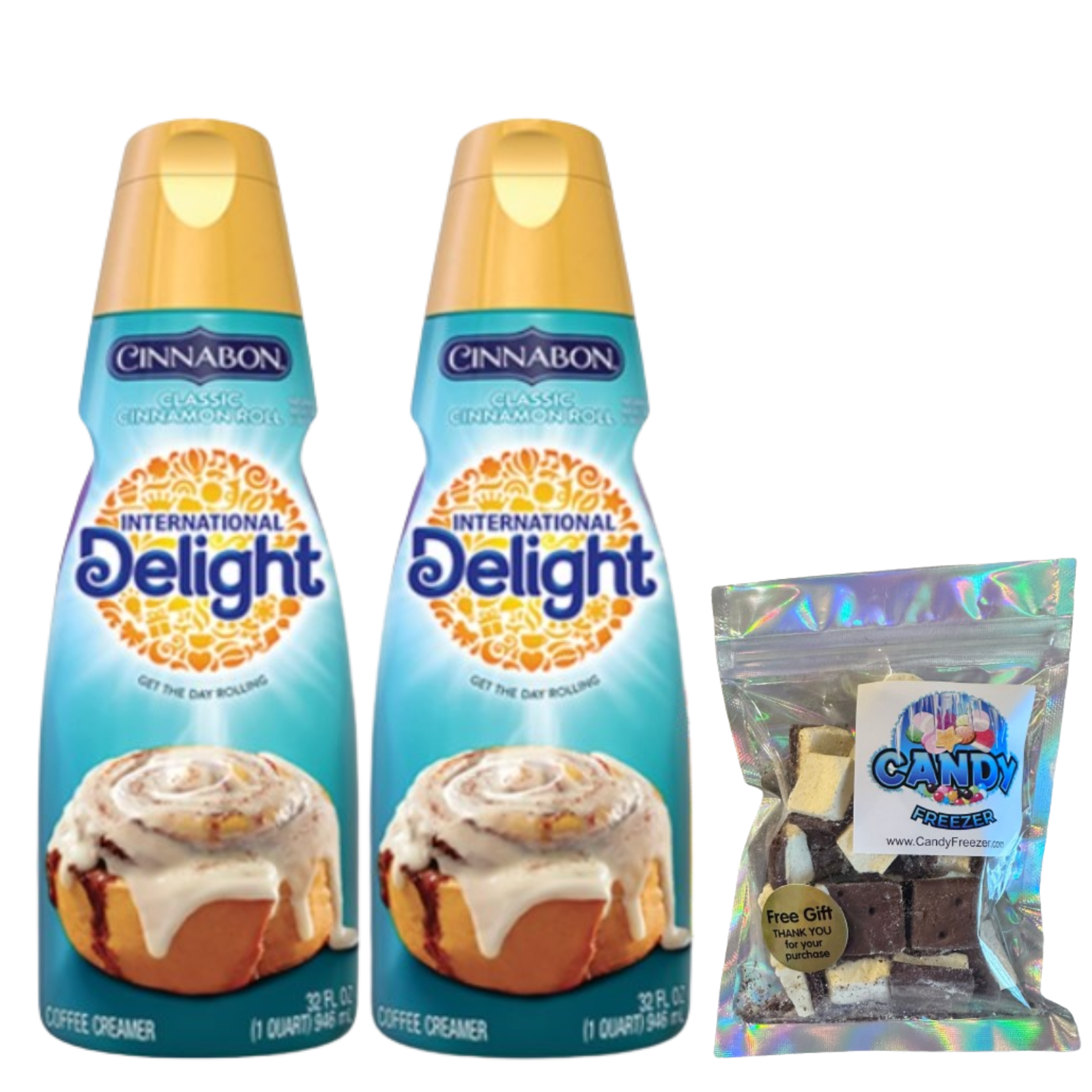 International Delight Cinnabon Cinnamon Roll Liquid Coffee Creamer 32 ...