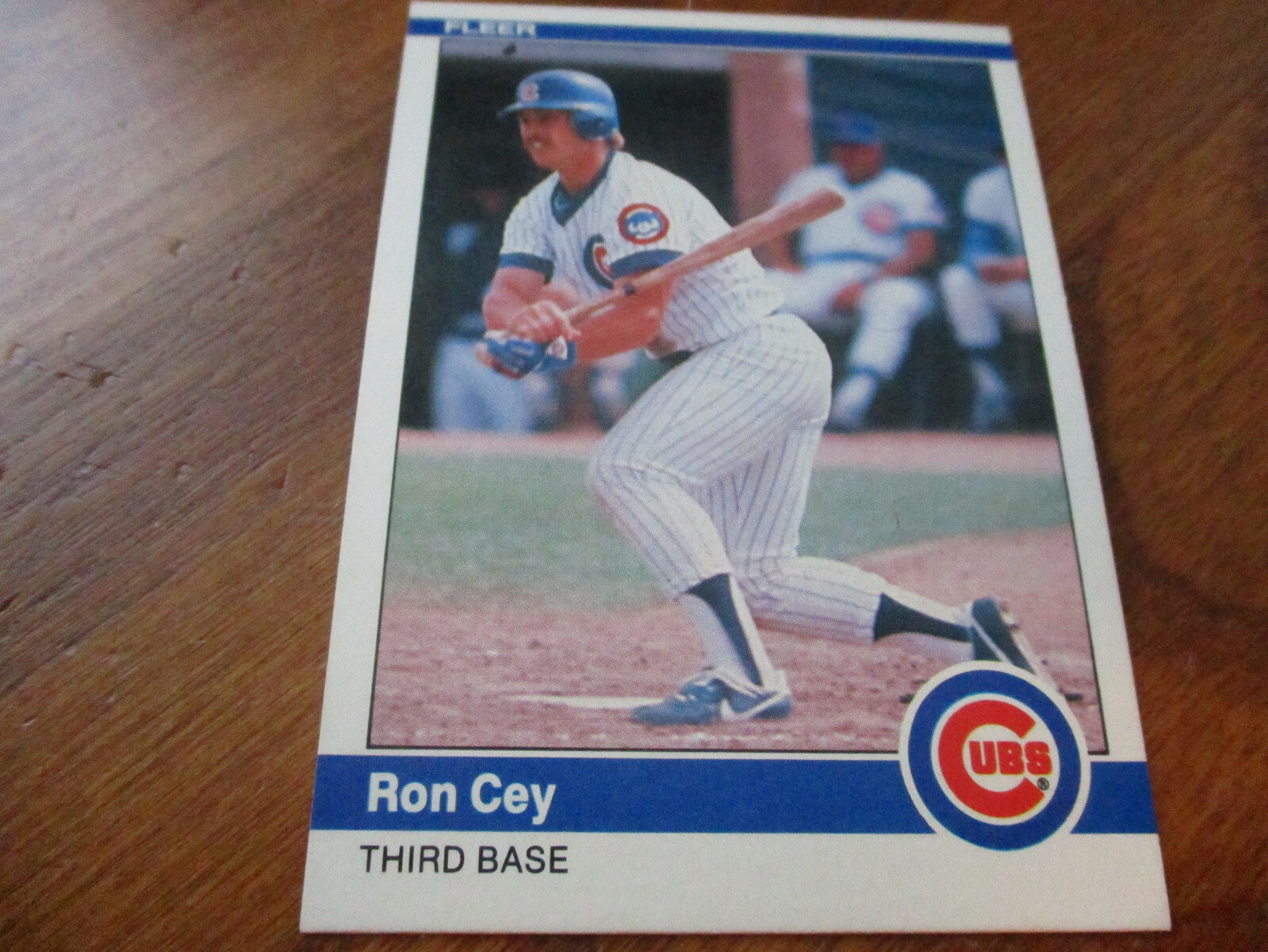 ron cey (chicago cubs - 3b) 1984 fleer Card #490 nr/mint condition | eBay