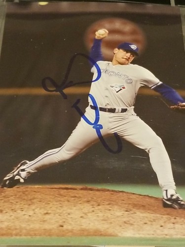 Duane ward signed 4x6 photo autographed auto baseball Toronto blue Jays ...