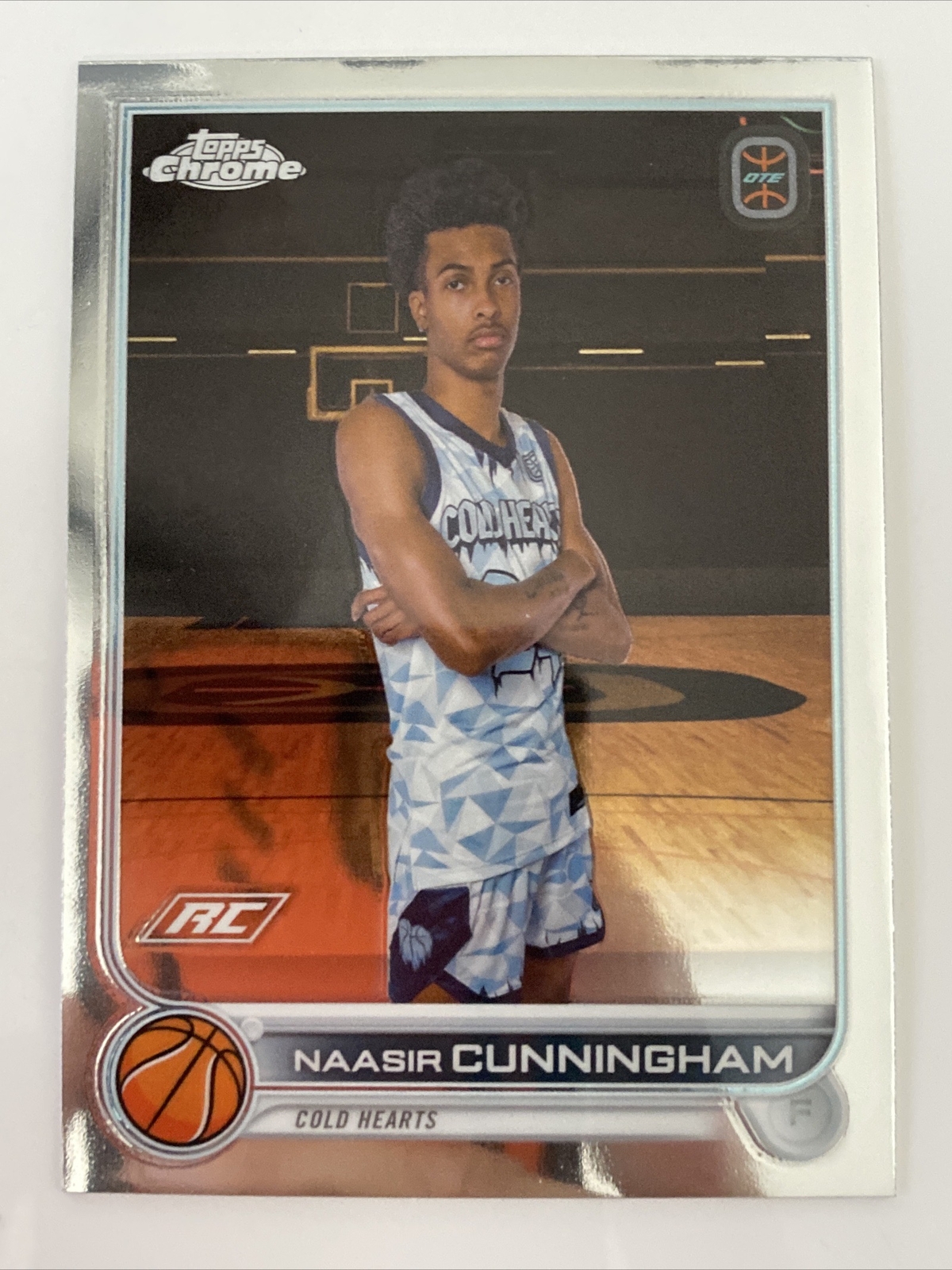 Naasir Cunningham RC 2023 Topps Chrome Overtime Elite #5 ROOKIE OTE ...
