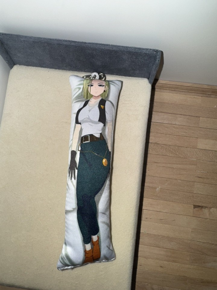 Android 18 1/12 Scale Mini Body Pillow Dakimakura Dragonball Z Sh ...