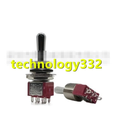 1PC NEW SH T80-T switch 12MM double-pole single-throw T8011-ZBQ 6-pin 2 ...