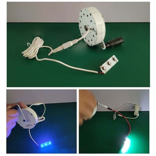 80W Portable Mini Hand Crank Generator DC Power Outdoor Emergency ...