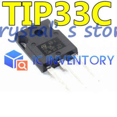 2pcs TIP33C Transistor ST TO-247 | eBay