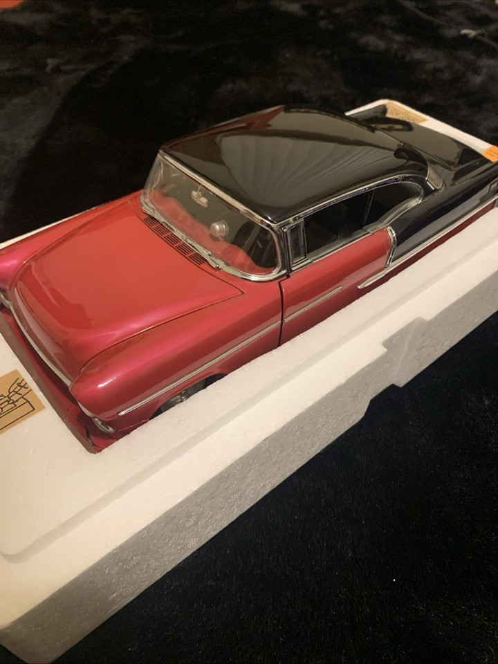 Danbury Mint 1:16 1955 Chevy Bel Air Pro Street Diecast Model Car Black ...