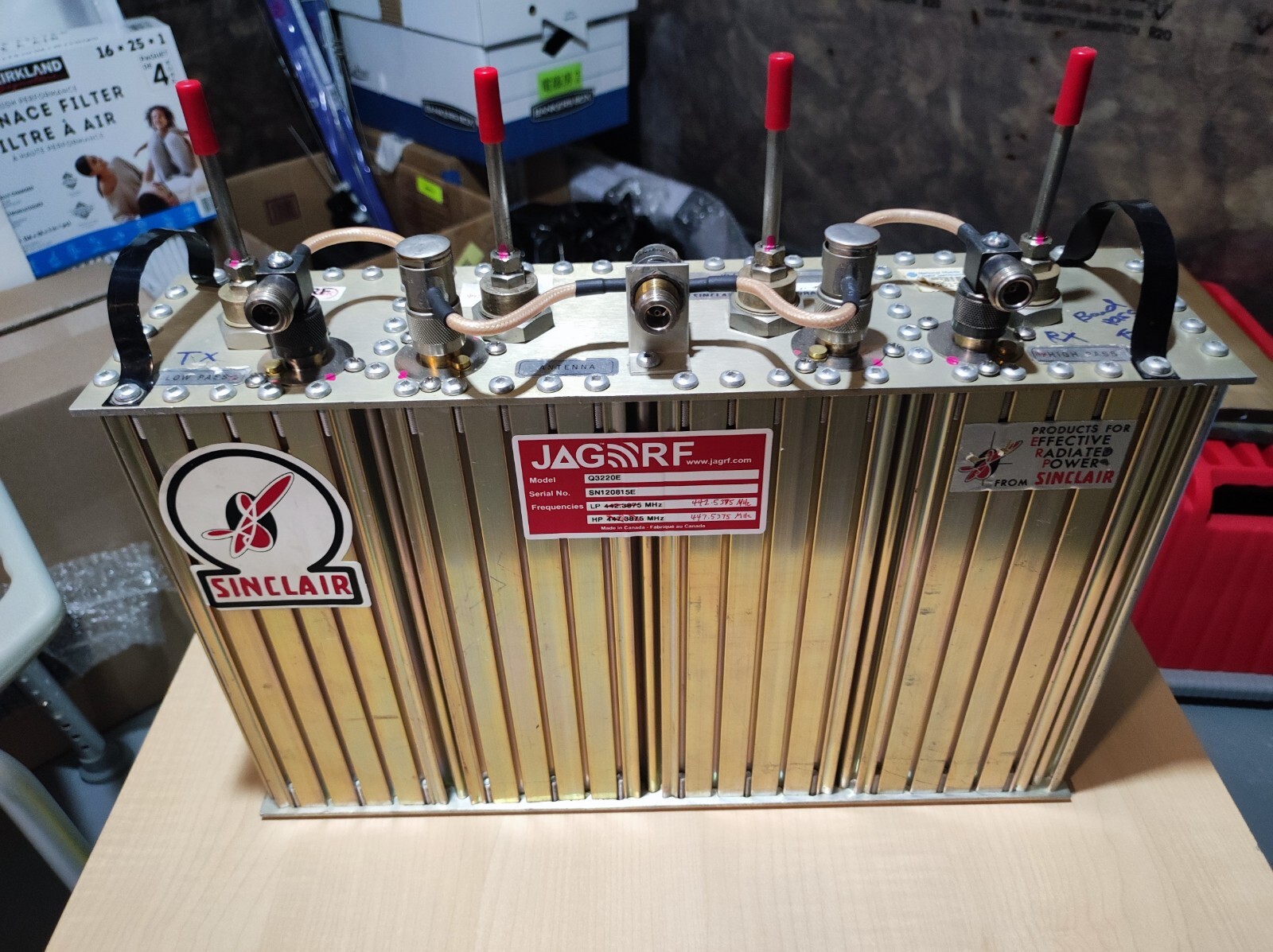 Sinclare Duplexer rack mount, 406-512 MHz Q3220E | eBay