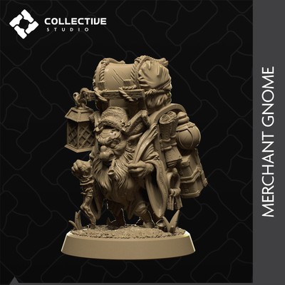 Merchant Gnome | D&D TTRPG Miniature | Collective Studio | eBay