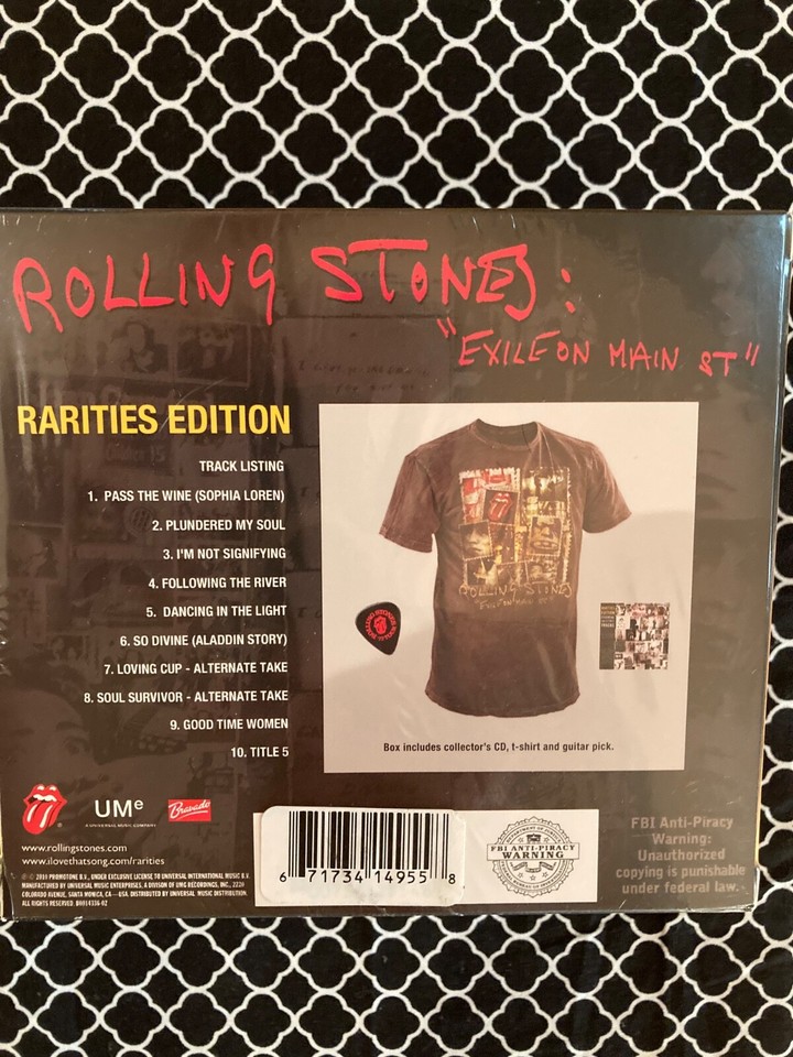 SEALED ROLLING STONES RECORDS- ROLLING STONES "Exile On Main Street ...