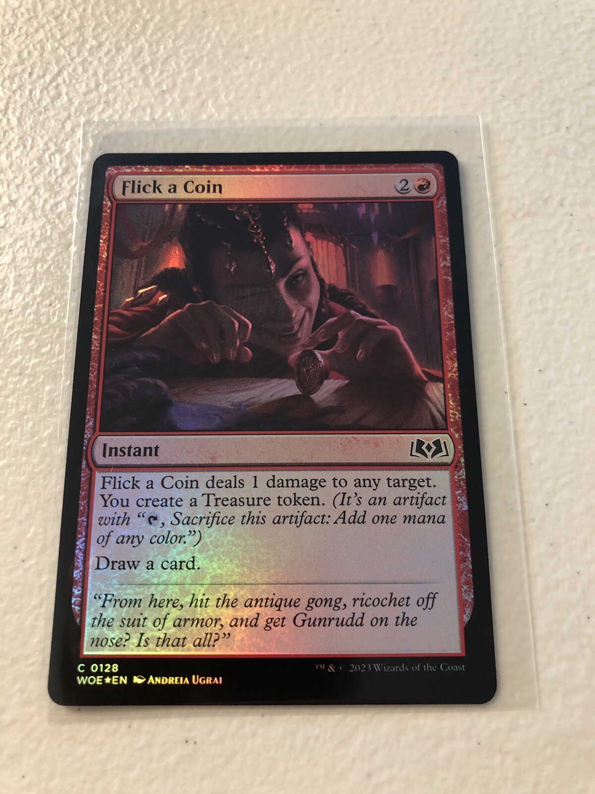 Flick A Coin Foil Wilds Of Eldraine WOE MTG Magic Pack Fresh | eBay