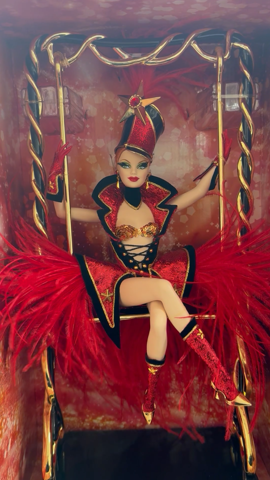 2010 NRFB Barbie Bob Mackie Circus Doll Model R4542 Gold Label Mattel ...