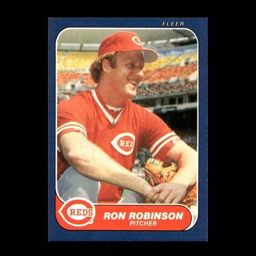 Ron Robinson 1986 Fleer Cincinnati Reds #190 R318E 90 | eBay