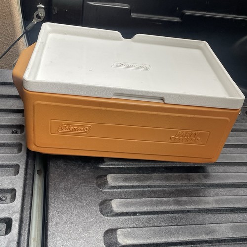 Vintage Coleman Party Stacker Cooler Blue 24 Cans Stackable With Lid ...