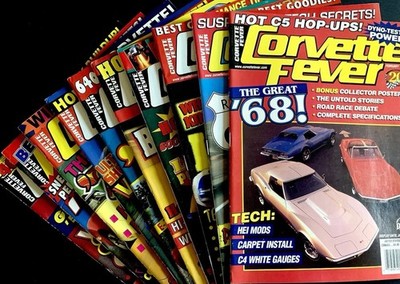 CORVETTE FEVER MAGAZINE MIXED SET OF 10 | eBay