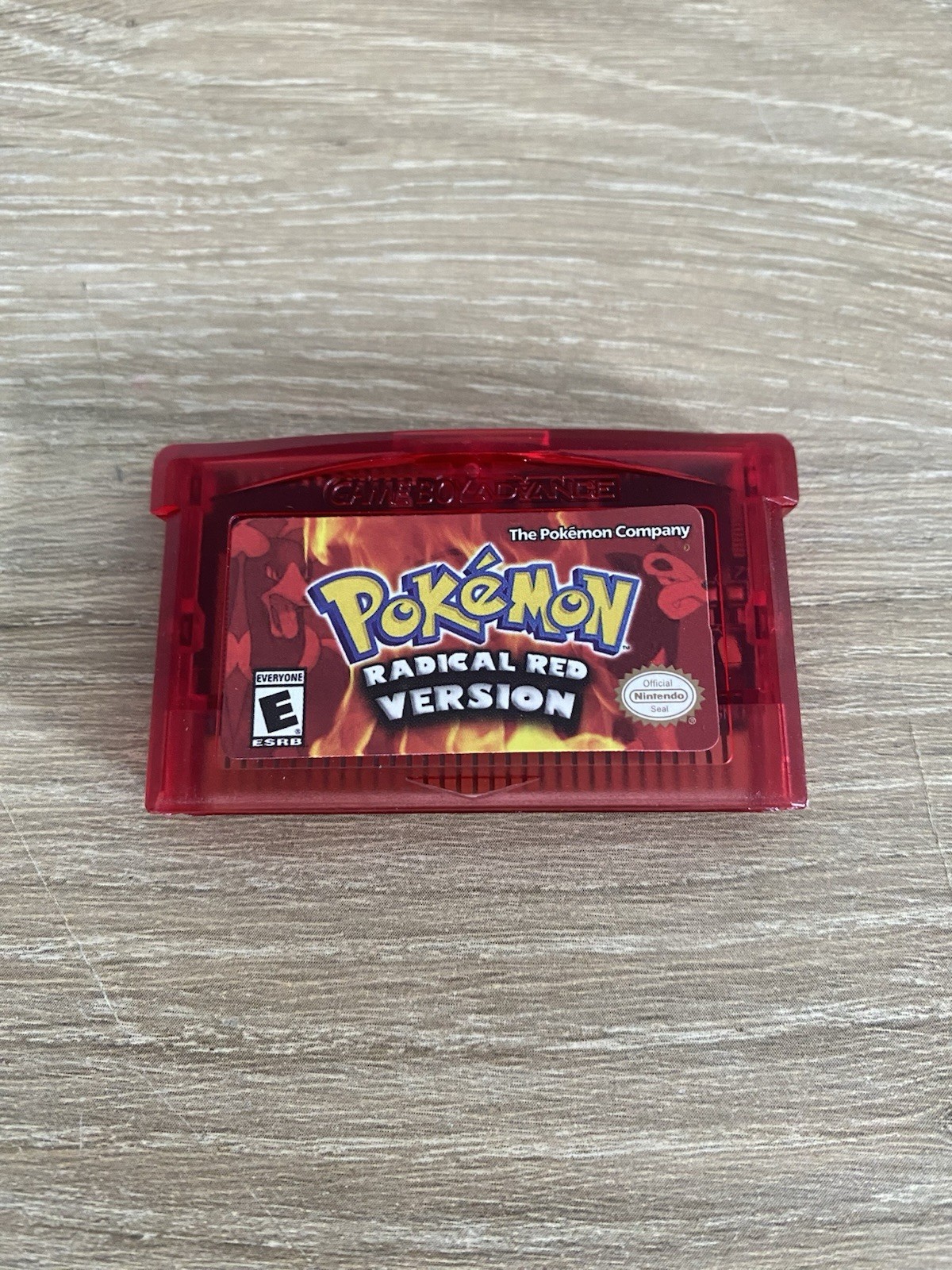 Pokemon Radical Red Version - GBA Game - RARE - Tested