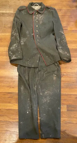WWI ww1 Reproduction German uniform Tunic and pantsTV show prop ...