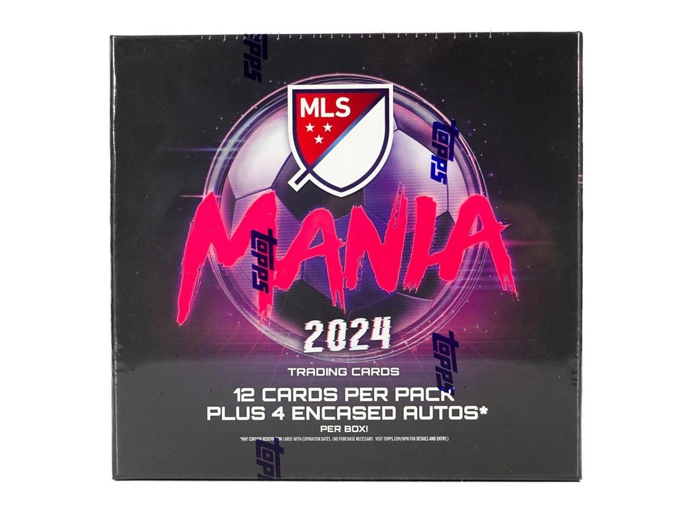 2024 TOPPS CHROME MLS SOCCER MANIA BOX BRAND NEW SEALED (4 AUTOS ...