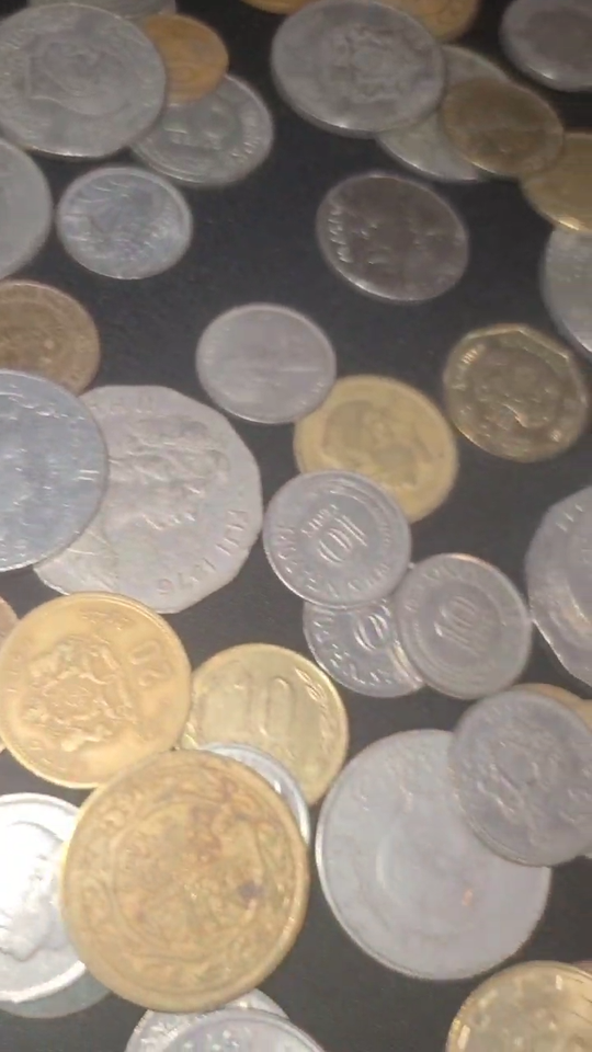 Huge Bulk Mixed Lot of 100 Assorted Foreign Coins From Around the World ...