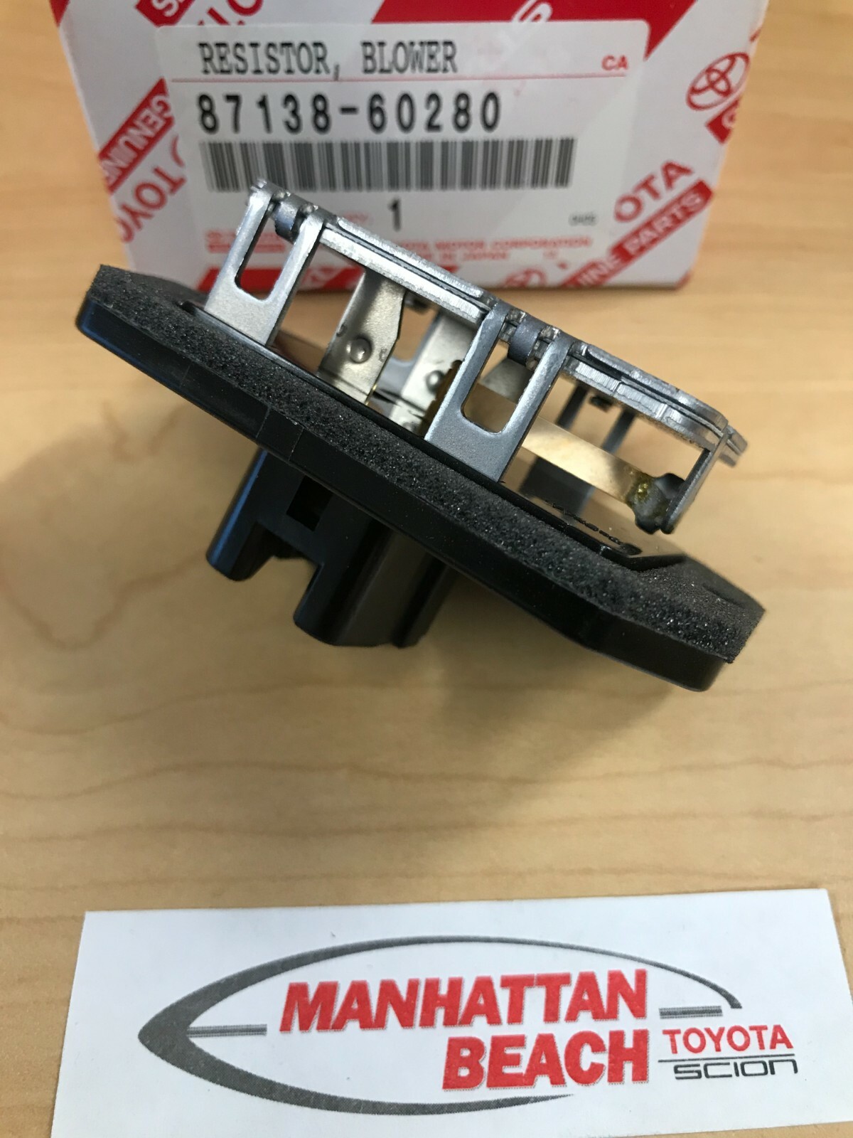 07-14 FJ CRUISER HEATER A/C BLOWER MOTOR RESISTOR 87138-60280 | eBay