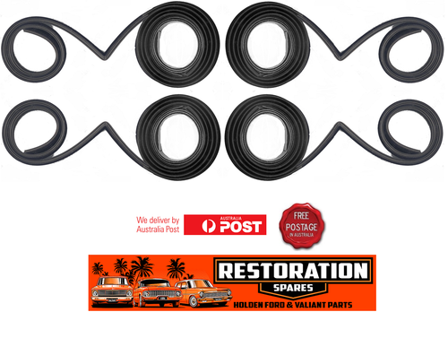 CHRYSLER VALIANT R & S SEDAN FRONT & REAR DOOR BAILEY CHANNEL KIT ...