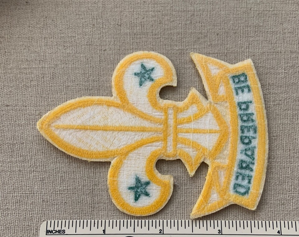 NOS Vintage BOY SCOUTS CANADA Be Prepared PATCH BSC Canadian Scouting ...