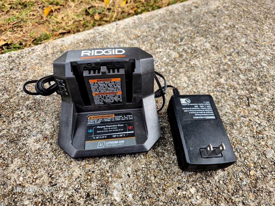 (2) Genuine RIDGID R87002 18V 2.0 AH Lithium-Ion Batteries Kit With ...