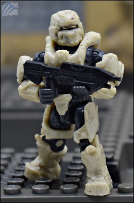MEGA CONSTRUX HALO UNIVERSE MAF 2 TAN UNSC SPARTAN SOLDIER GEN2 MINI ...