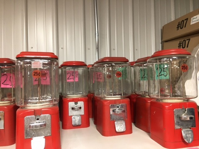 Vintage Oak Acorn 11 lb Round Glass Globe Gumball Candy Nut vending ...