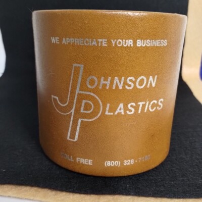 70s Johnson Plastics Advertising Desk Pencil Holder Now Johnson Plastic ...