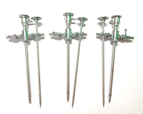 3pc Laparoscopic Arthroscopy Sheath 4mm Stainless Steel Surgical ...