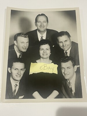 RARE Southern Gospel Photo 8 1/2 X 11 The LeFevres Eva Mae LeFevre Rex ...