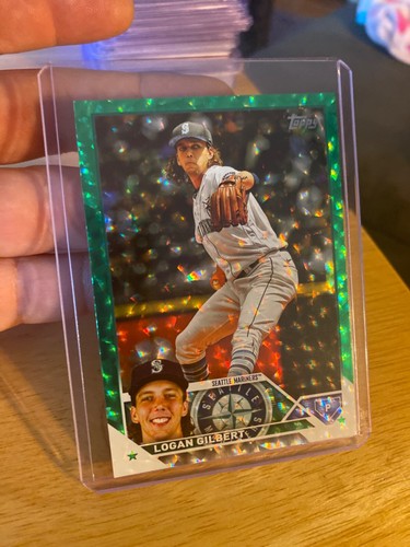 2023 Logan Gilbert Green Foil Topps 282/499 | eBay