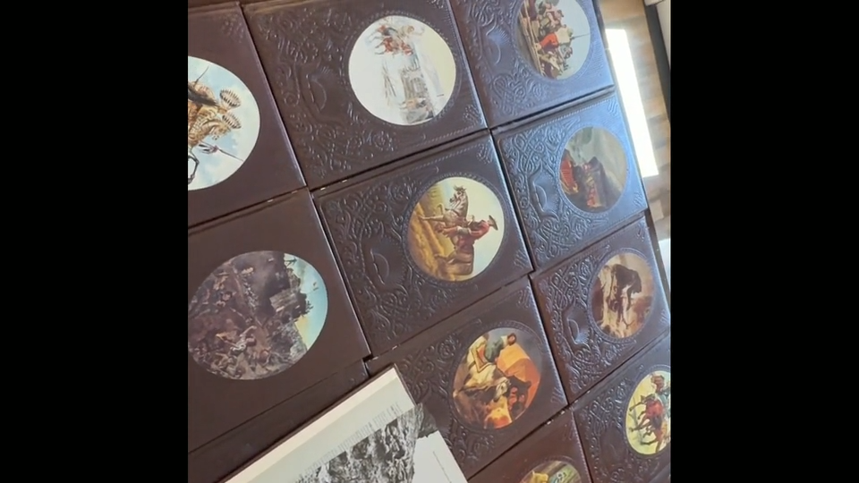 The Old West Collection | 26 Vol. Set | Leatherette with Gilt Lettering ...