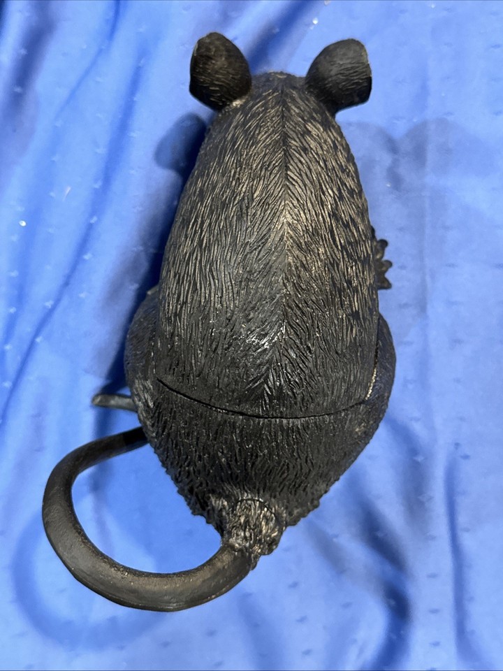 Halloween Giant Black Rat Decoration Prop Scary Horror Haunted House ...