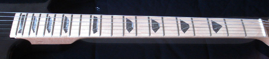 Jem Pyramid BLACK PEARL Fret Marker Vinyl Inlay Sticker Decal for BASS ...