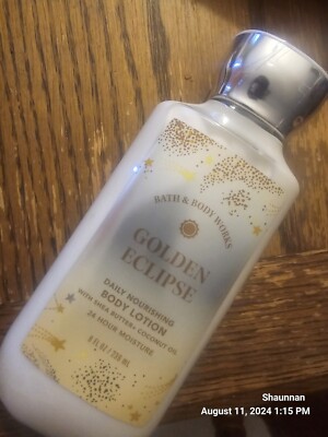 NEW! Bath & Body Works (GOLDEN ECLIPSE) BODY LOTION LIMITED RELEASE HTF ...