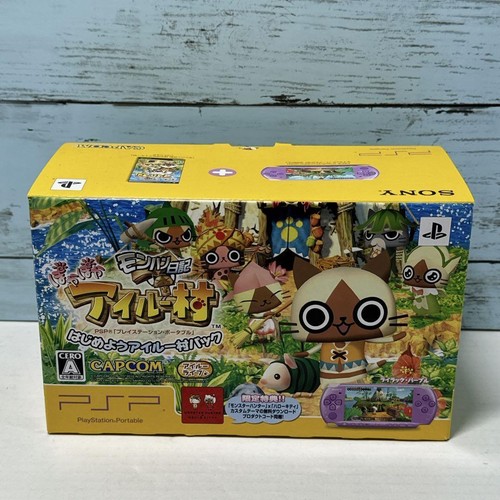 Sony Playstation Portable PSP 3000 Console Lilac Purple Airu Village ...