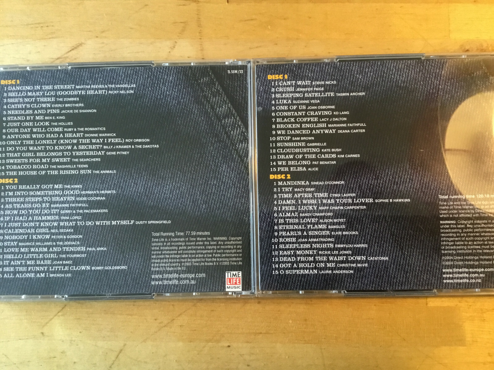 TIME LIFE - Singers and Songwriters 1960-1964 Lady Writers [4 CD] TL ...