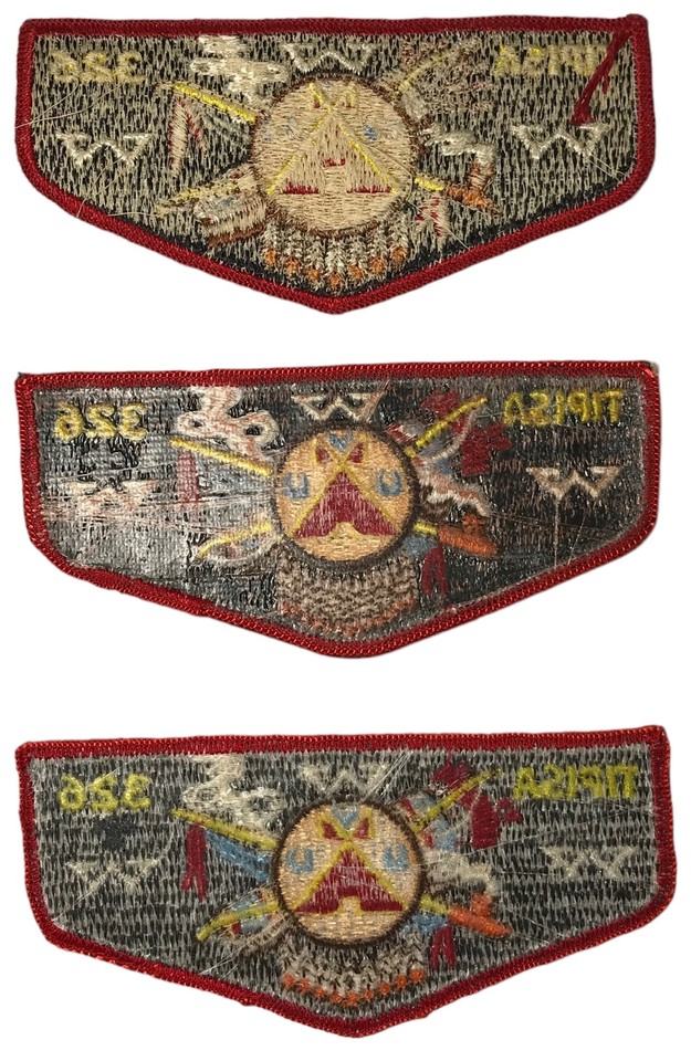 Tipisa Lodge 326 Central Florida Council FL Lot of 3 Flap Bdr (YX1955 ...