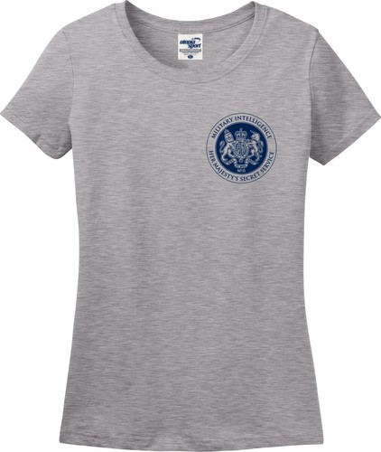 MI6 Her Majesty's Secret Service Seal Missy Fit Ladies T-Shirt (S-3X ...