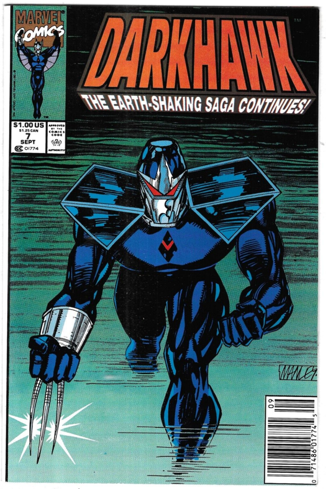 Darkhawk Comic Lot 6 and 7 Copper Age 1991 Starring Captain America ...