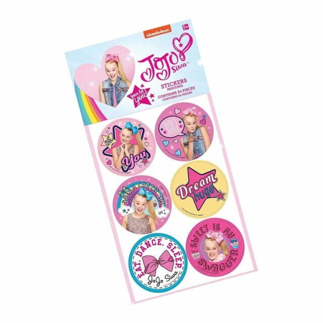 Jojo Siwa Sticker 24ct Contains 4 Manufacturer Retail Unit S per ...