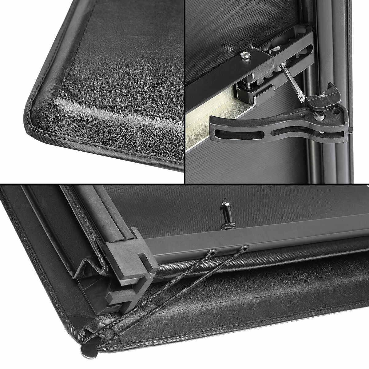 6ft Fleetside Bed Soft Top Tri-Fold Tonneau Cover for Chevy S10 GMC S15 ...