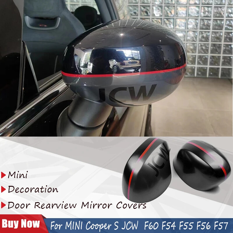 For Mini Cooper JCW F54 F55 F56 F60 2020-2024 Rearview Mirror Covers ...