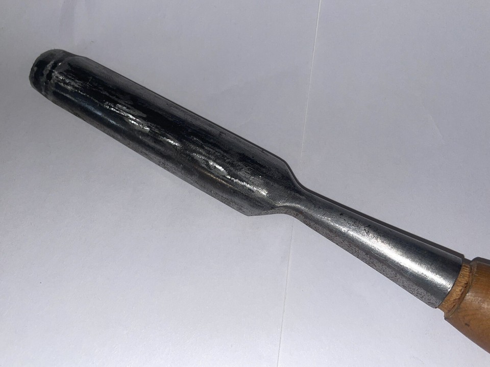 L&IJ White 1" Paring Socket Gouge Chisel Cast Steel 12 3/4" Replace ...