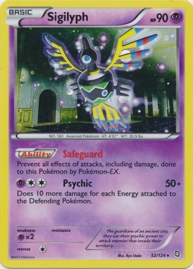 Sigilyph (Holo Rare)[DRX]: Buy and Sell Prices & Values - Pokécazilla