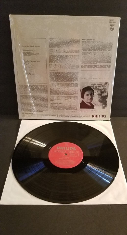 EDWARD MACDOWELL CLIVE LYTHGOE LP IMPORT 1976 SHRINK WRAP STILL ON ...