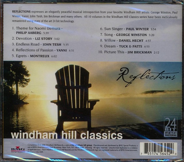 Windham Hill Classics: Reflections by Various Artists (CD, Feb-2000 ...