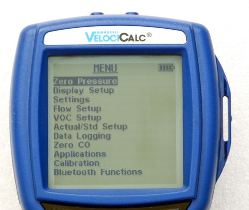 TSI 9565-P VELOCICALC PORTABLE MULTI FUNCTION VENTILATION DIGITAL METER ...